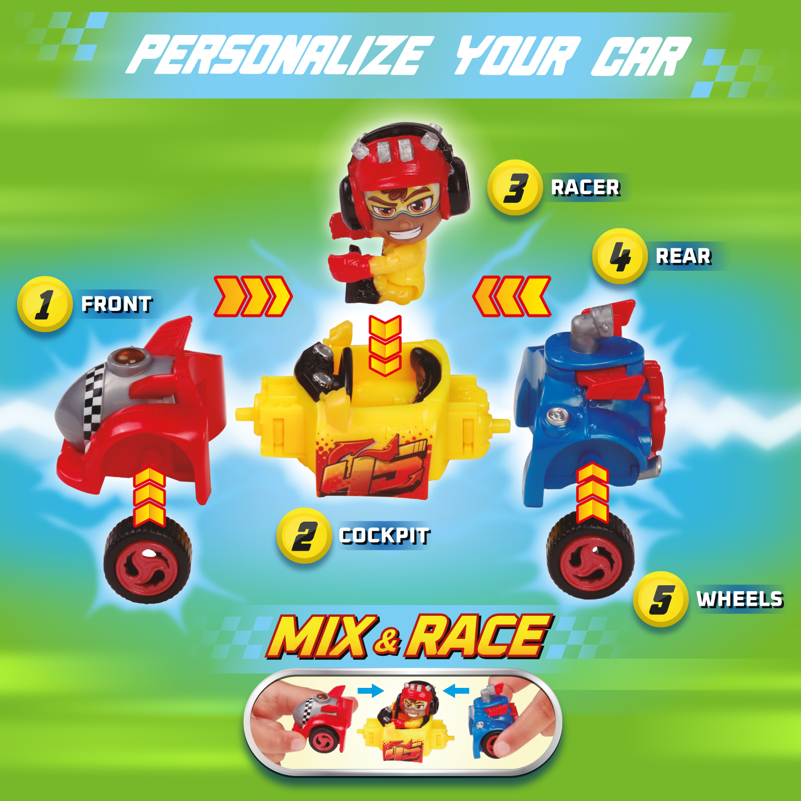 T-Racers - Glow Race Car & Racer Series 4 - Magic Box Store